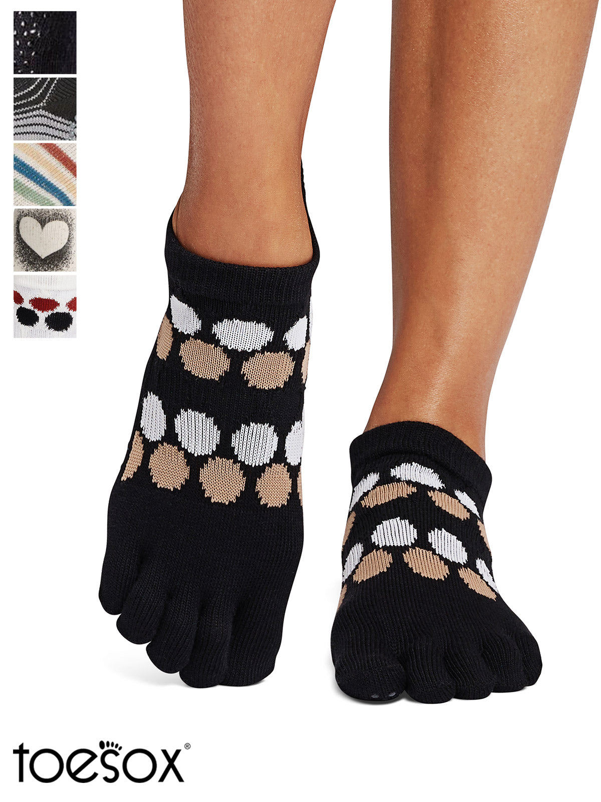 [ToeSox] Low Rise ローライズ（Full-Toe／つま先あり） グリップ ソックス ／ ヨガ ピラティス 滑り止め付 靴下 – Toesox トゥソックス 日本公式サイト