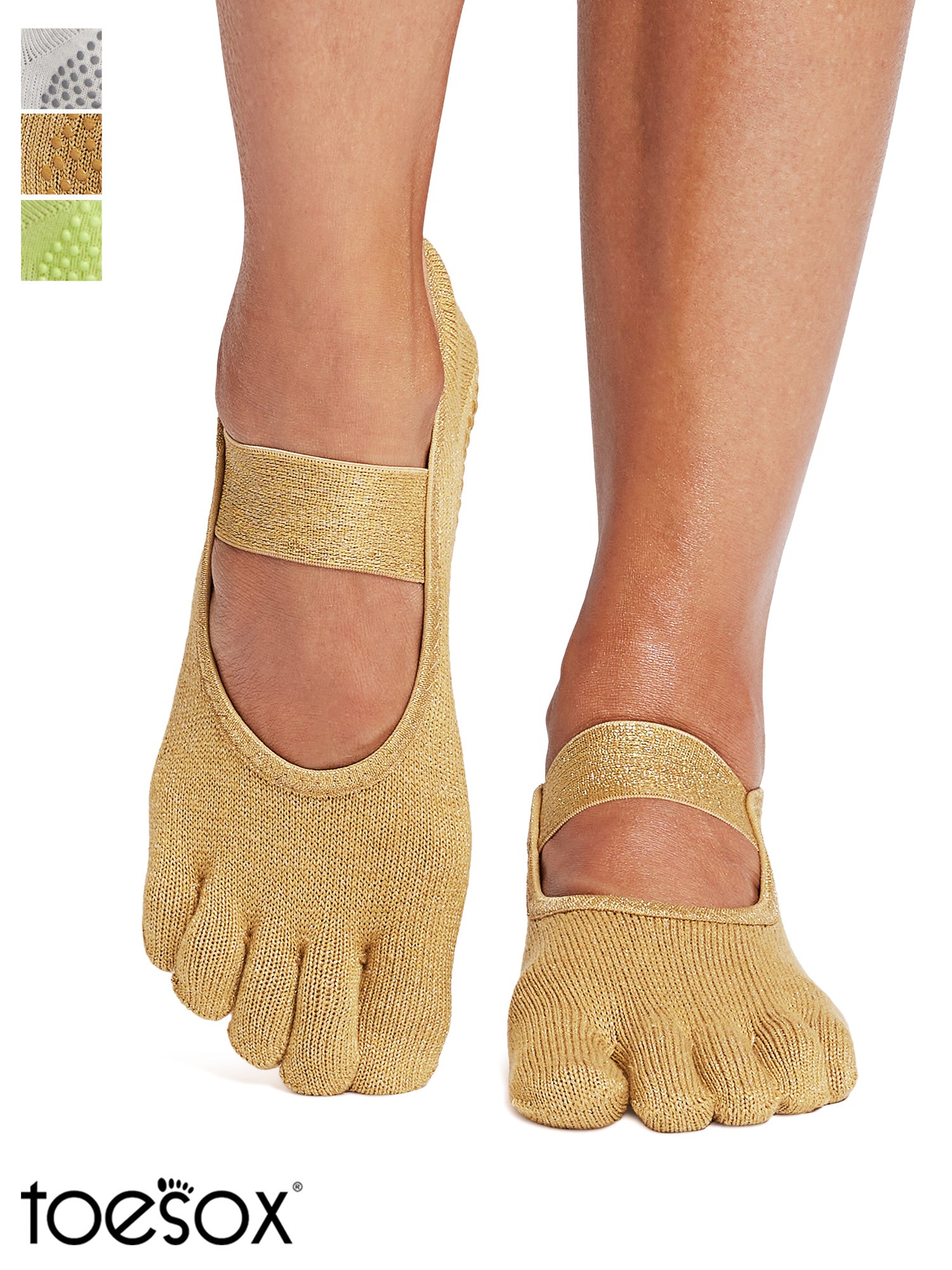 [ToeSox] Mia (Full-Toe) Grip Socks / Yoga Pilates Anti-Slip Socks 24FW ...