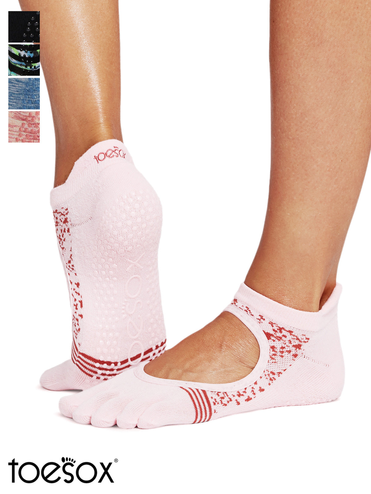 [ToeSox] Bellarina Tec ベラリナ テック（Full-Toe／つま先あり） グリップ ソックス ／ ヨガ ピラティス 滑 ...
